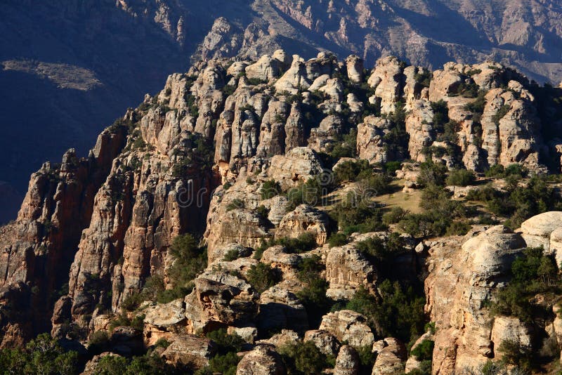 Dana Village stock image. Image of dana, mountains, view - 24501665