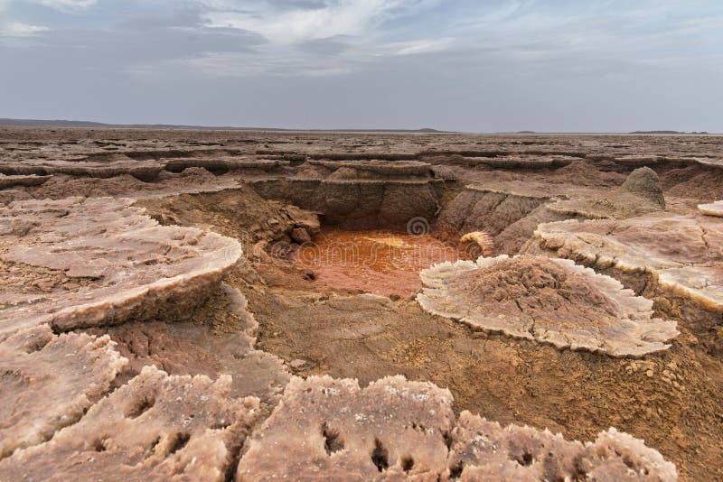 Danakil Depression stock photo. Image of lake, africa - 183968326