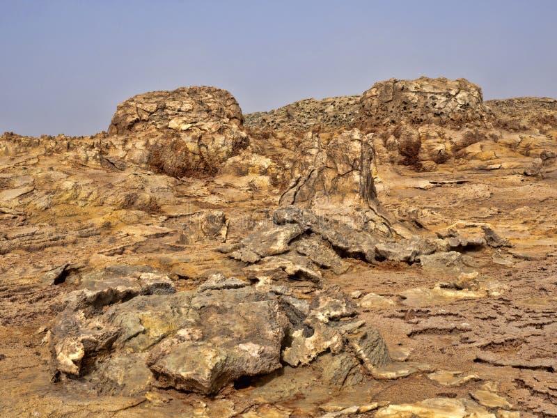Danakil Depression Looks Like a Landscape on Another Planet. Ethiopia ...