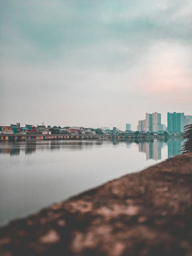 Danau gedung background stock photo. Image of skyscraper - 221978634