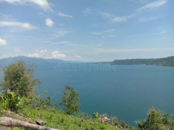 Danau Ranau Indonesia stock image. Image of alam, indonesia - 258936039