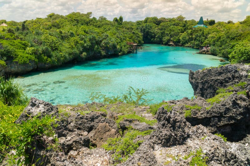 Danau Weekuri En Sumba, Indonesia Foto de archivo - Imagen de playa ...