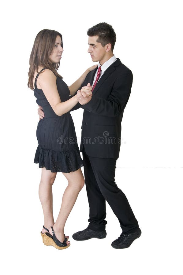 Woman Dragging a Man with His Tie Stock Photo - Image of flirting ...