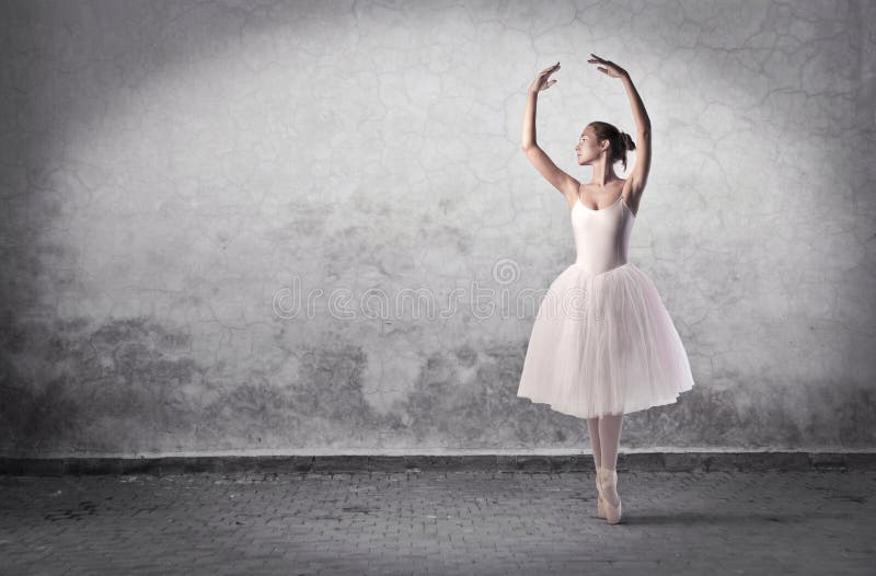 Ballerina S Toe Dance Isolated Stock Image - Image of prima, performer ...