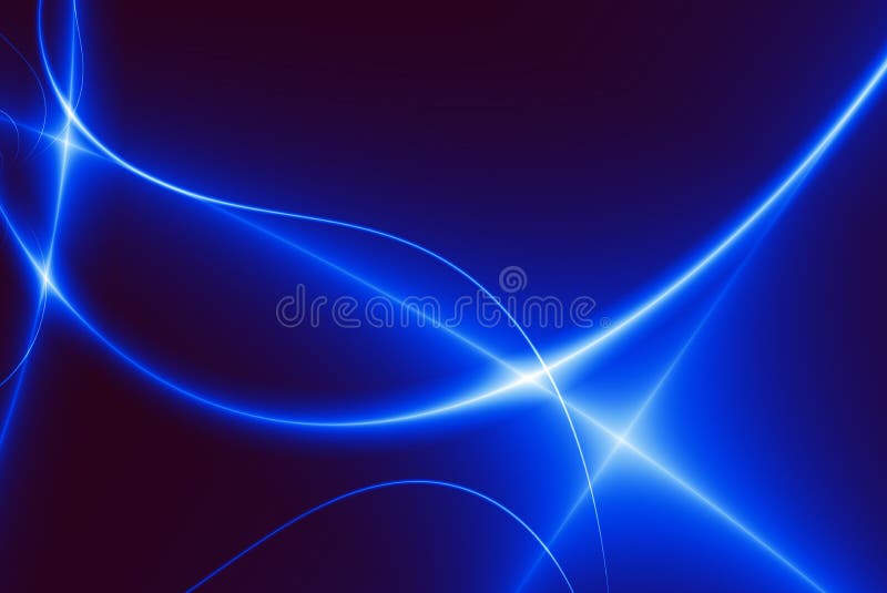 Dance of Lights Coming Out of Water Stock Illustration - Illustration ...