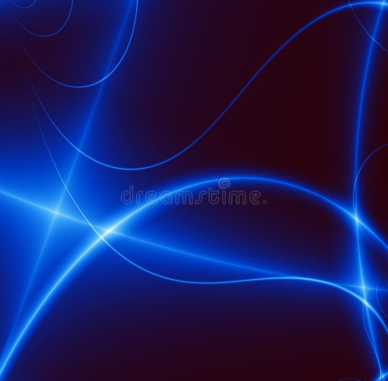 Dance of Blue Lights (02F7c) Stock Illustration - Illustration of light ...