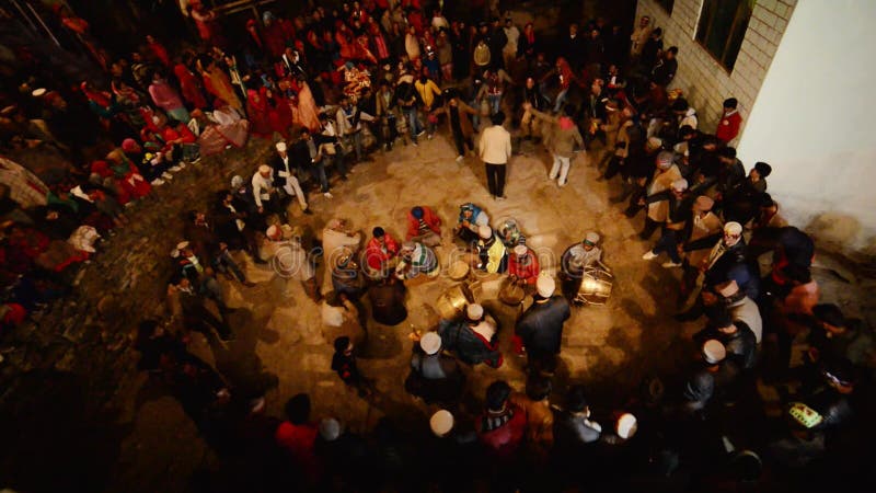 Nati, the Vibrant Folk Dance of Himachal Pradesh, India Stock Video ...