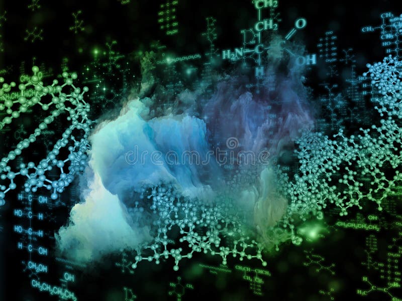 Dance of Chemistry stock illustration. Illustration of interaction ...
