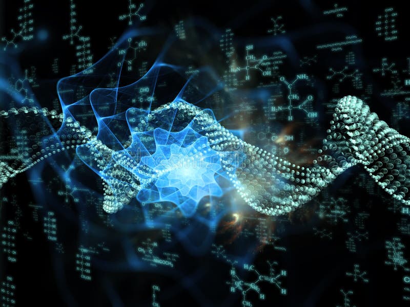 Dance of Chemistry stock illustration. Illustration of micro - 46859975