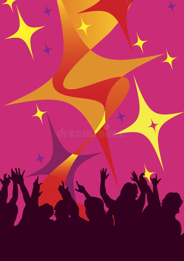 Dance club stock vector. Illustration of retro, cool - 32534222