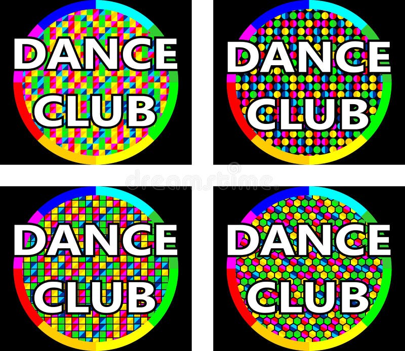Dance club logo concept stock vector. Illustration of design - 52190595