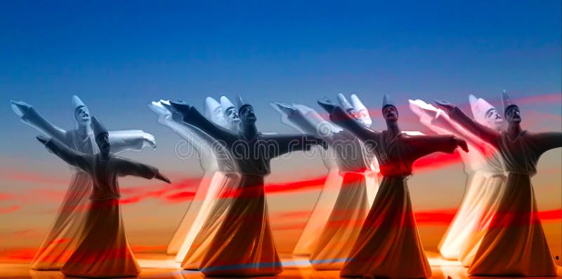 Dervishes dancer stock image. Image of night, dervish - 13760361