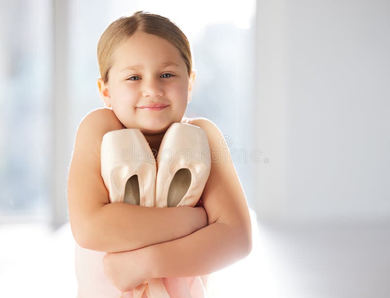 Dance Design is Not Simply One Element. a Little Girl Practicing Ballet ...