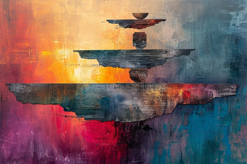 Dance of Equilibrium stock illustration. Illustration of shapes - 310359068