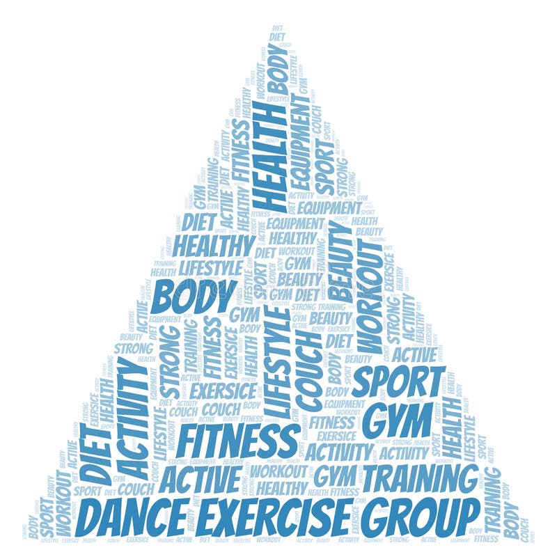 Dance Exercise Group Word Cloud Stock Illustration - Illustration of ...