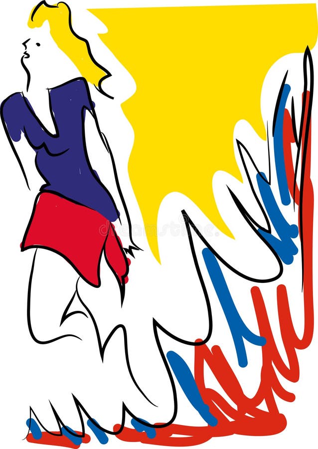 Dance explosion! stock vector. Illustration of draw, urban - 2958859