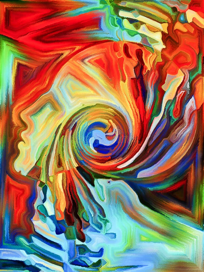 Dance of Fragmentation stock illustration. Illustration of partner ...