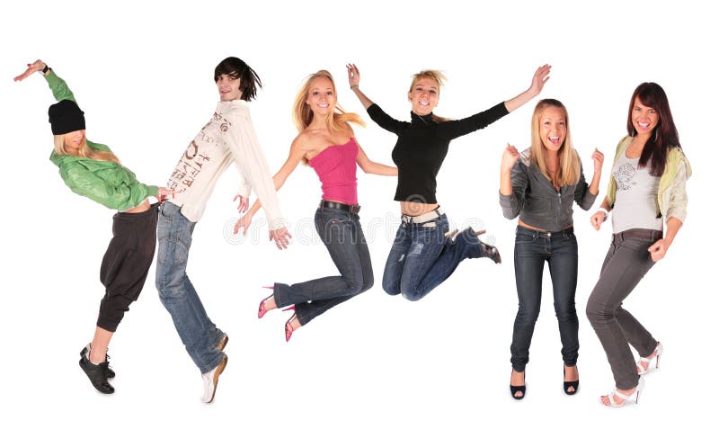 Dance group people stock image. Image of girls, fashion - 4249085