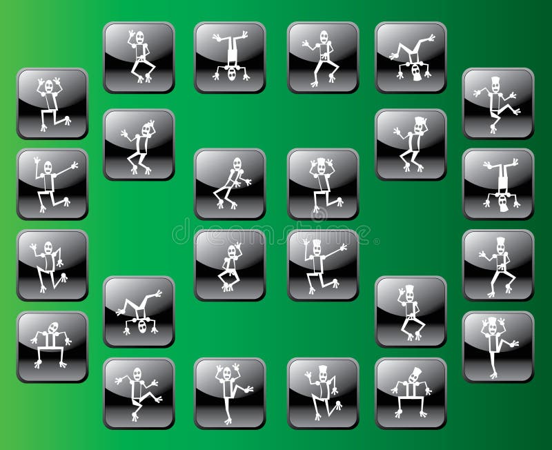 Dance Icon stock vector. Illustration of games, jazz, club - 7501456