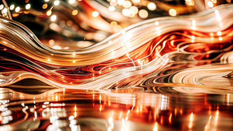 The Dance of Light: a Captivating Composition with Flowing Lines and ...