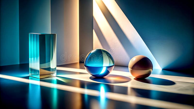 The Dance of Light and Shadow: a Play of Forms and Textures Generative ...