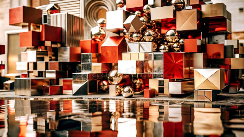 The Dance of Light and Shadow: a Playful Composition of Geometric ...