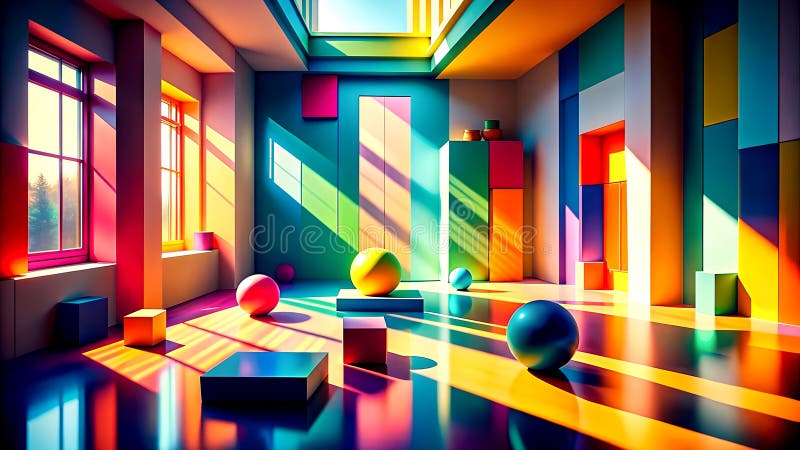 The Dance of Light a Symphony of Color and Form - a Playful Exploration ...