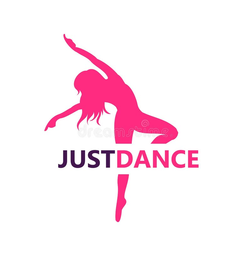 Dance logo design symbol stock illustration. Illustration of isolated ...