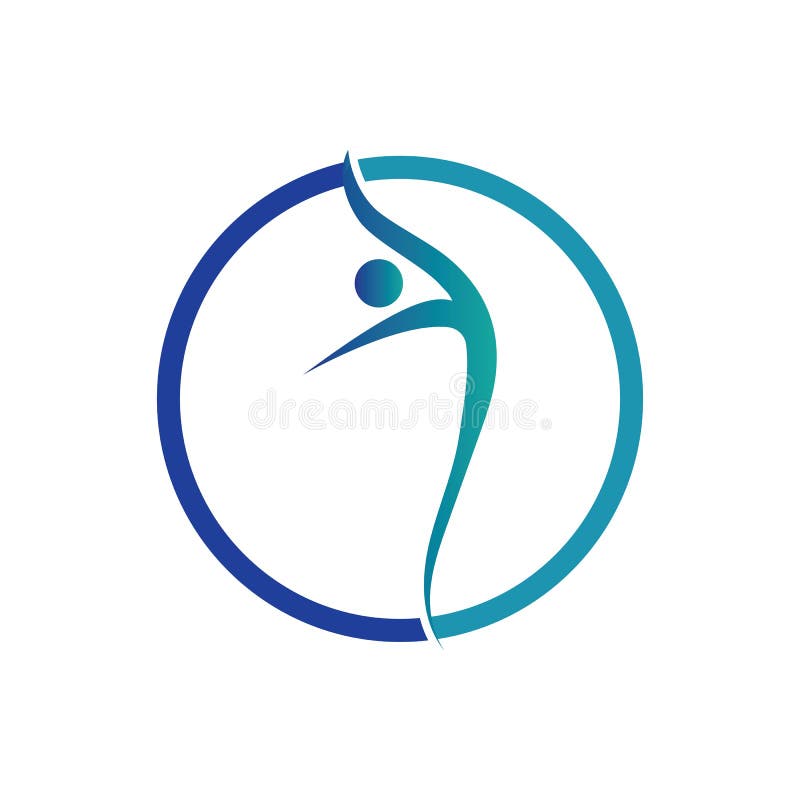 Dance Logo Vector Design Symbol Stock Vector - Illustration of body ...
