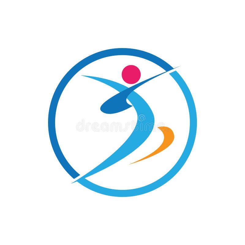 Dance Logo Vector Design Symbol Stock Vector - Illustration of ...