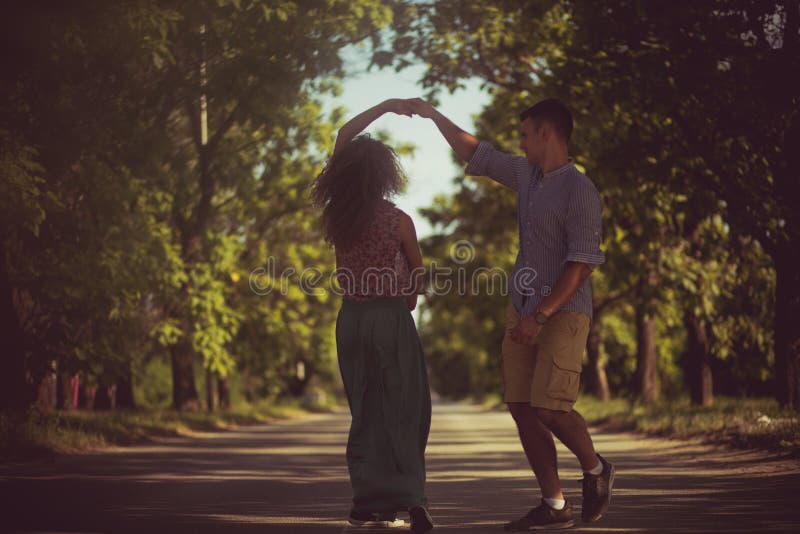 Dance of love stock photo. Image of girlfriend, couple - 154503844