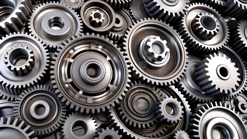 The Dance of Mechanics: Interlocking Gears Moving with Precision ...
