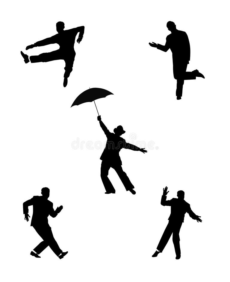 Dance Silhouette Men Stock Illustrations – 5,503 Dance Silhouette Men ...
