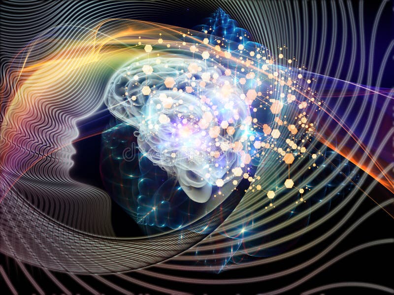 Dance of the Mind stock illustration. Illustration of illusion - 42716836