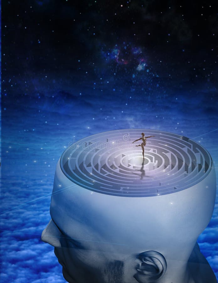 Dance of Mind stock illustration. Illustration of interconnected - 30567752