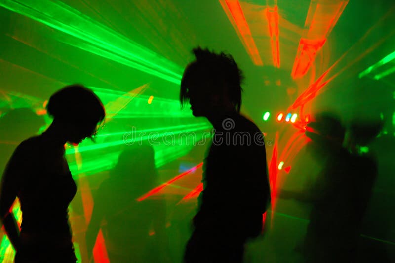 Dance party stock image. Image of gothic, lasers, entertainment - 4999761