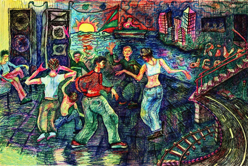 Rave Stock Illustrations – 10,393 Rave Stock Illustrations, Vectors ...