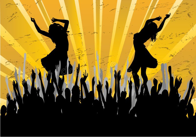 Dance Party Background stock vector. Illustration of concert - 8690353