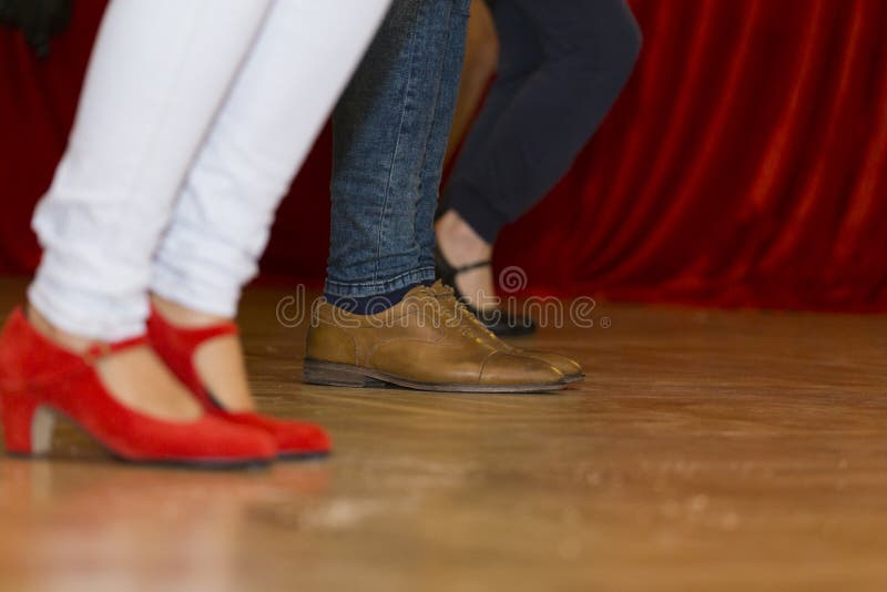 People Practicing Dance Steps Stock Image - Image of detail, emotions ...