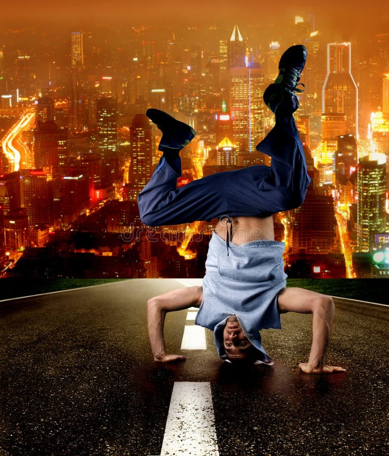 Dance street stock image. Image of street, dance, jump - 5136163