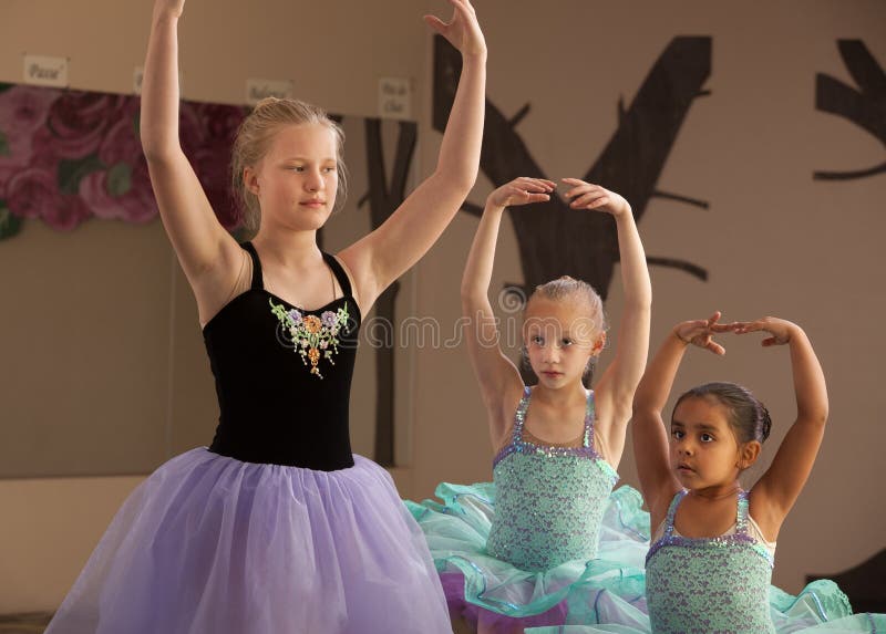 Ballet Dance Friends stock image. Image of child, black - 28684515