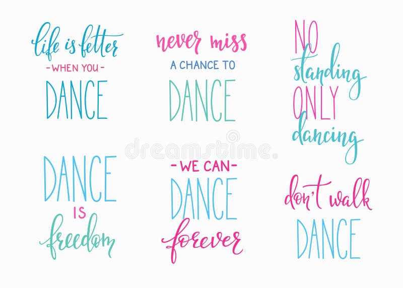 Dance Lettering Stock Illustrations – 7,743 Dance Lettering Stock ...