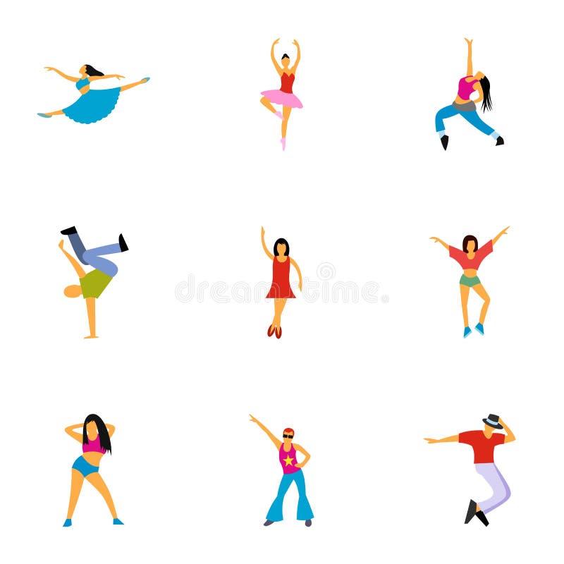 Dance Styles/eps stock vector. Illustration of hiphop - 24654462