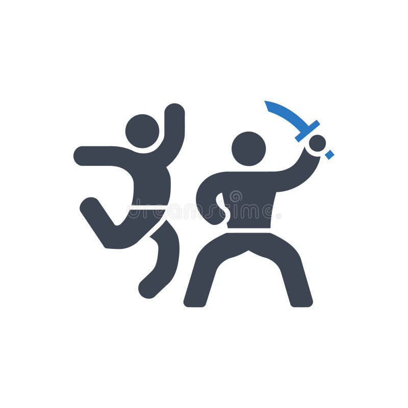 Dance and Sword Duel Icon stock vector. Illustration of combat - 373828437