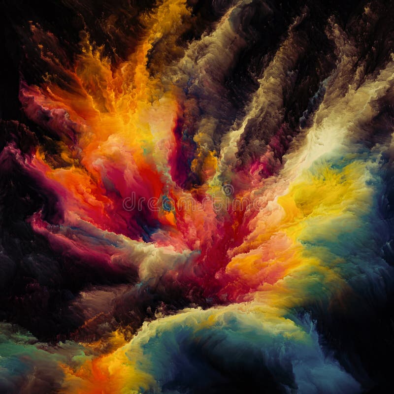 Dance of Vibrant Textures stock illustration. Illustration of celestial - 317087951