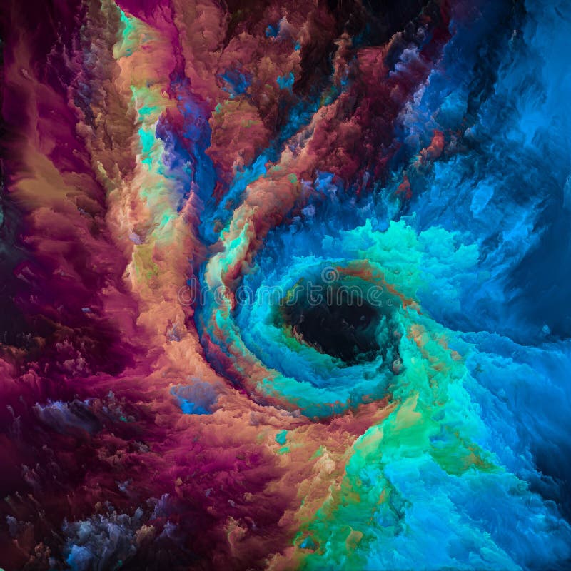 Dance of Vibrant Textures stock illustration. Illustration of cosmic ...