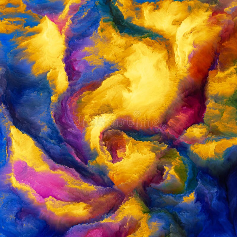 Dance of Vibrant Textures stock illustration. Illustration of ...