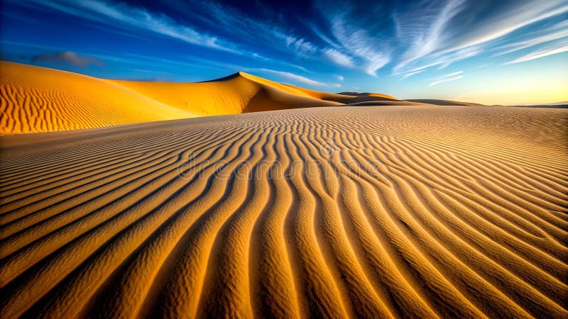 The Dance of Wind and Sand Abstract Interpretation of a Desert Dune ...