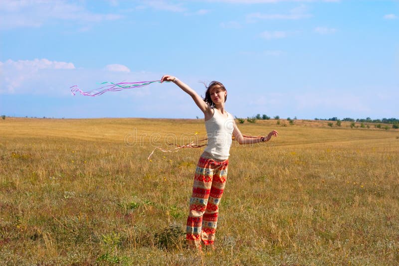 Dance with wind stock image. Image of glass, freedom - 32172993