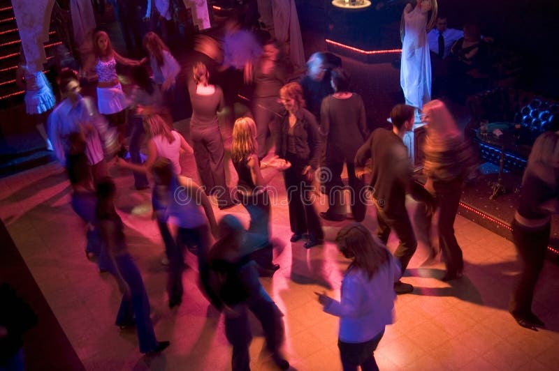 Dancefloor Frenzy stock image. Image of interior, hall, full - 83531